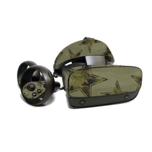 mightyskins skin for oculus rift s - army star | protective, durable, and unique vinyl decal wrap cover | easy to apply, remove, and change styles | made in the usa