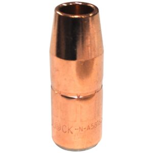 bernard n-a5818c nozzle, acculock s, large, 5/8 orifice, 1/8 recess, copper, 10 pack