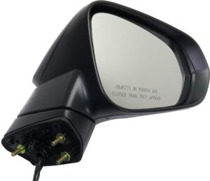 kool vue passenger side power heated mirror for lexus rx350 2016-2019 power fold with signal light & memory paintable canada built vehicle