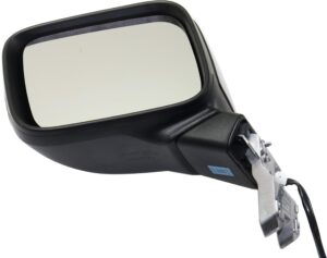 kool vue driver side power heated mirror for jeep renegade 2015-2023 with signal light; without blind spot monitor & memory paintable