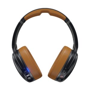 skullcandy crusher anc personalized noise canceling wireless headphone - black/tan