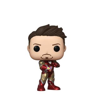 funko pop! marvel: avengers endgame - tony stark (iron man 3) with gauntlet, fall convention exclusive