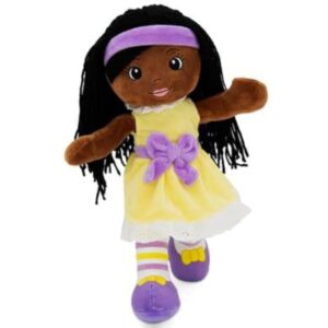 playtime by eimmie 14" soft baby doll - plush rag dolls for 2 year old girls & boys, toddler & infants - kaylie - soft dolls for girls - baby first doll - cloth dolls for toddlers - soft plush doll