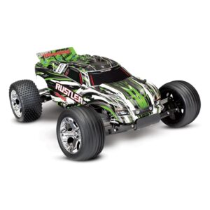 traxxas rustlerÂ: 1/10 scale stadium truck. ready-to-race with tq 2.4ghz radio system and xl-5 esc (fwd/rev)