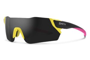 smith optics attack mag chromapop sunglasses, matte mystic green/chromapop black, one size