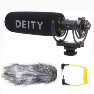 deity microphones v-mic d3 pro supercardioid on-camera shotgun microphone with rycote lyre suspension