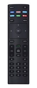 replace remote control with watchfree prime video vudu netflix xumo iheart compatible with vizio tv d32f-f1 d24f-f1 d43fx-f4 v655-g9 pq65-f1 v605-g3 v555-g1 m658-g1 m657-g0f m557-g0 v435-g0