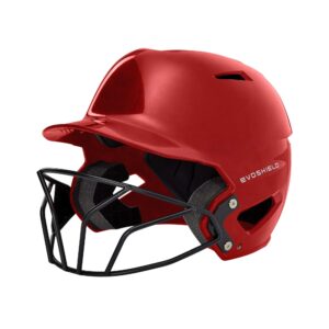 evoshield xvt scion batting helmet with facemask, scarlet - large/x-large