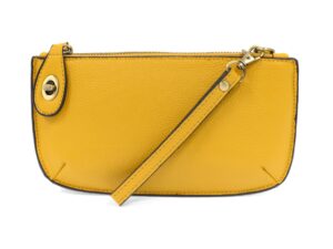 joy susan women's fashion purse mini crossbody wristlet clutch handbag - goldenrod