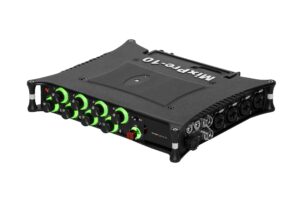 sound devices mixpre-10 ii portable 32-bit float multichannel audio recorder/mixer, and usb audio interface