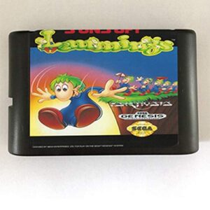 lemmings 16 bit md game card for sega mega drive for genesis