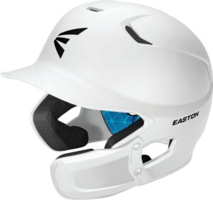 easton | z5 2.0 batting helmet with jaw guard | baseball | senior (7 1/8" - 7 1/2") | matte white