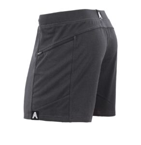 anthem athletics hyperflex 5 inch men's workout shorts - zipper pocket short for running, athletic & gym training - volcanic black g2 - large