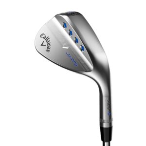 callaway mack daddy 5 jaws wedge (platinum chrome, right hand, 60.0 degrees, s-grind, 10* bounce, steel)