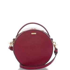 brahmin lane leather shoulder bag fuschia