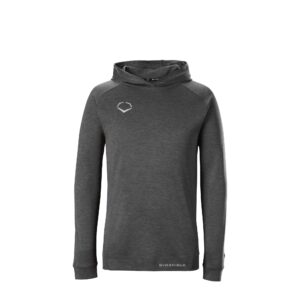 evoshield youth pro team training hoodie, charcoal - large