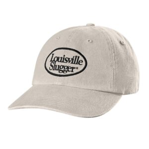 louisville slugger classic buckle hat, osfm - stone