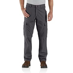 carhartt mens force relaxed fit ripstop cargo work utility pants, shadow, 38w x 30l us