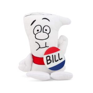 schoolhouse rock! bill adult plush character | i'm just a bill fan favorite collectible | 9.5 inches tall