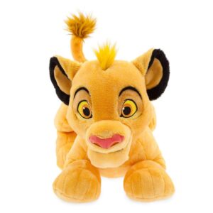 disney store official simba plush, the lion king, medium 17 inches, iconic cuddly toy character with embroidered eyes and soft plush features, suitable for all ages 0+