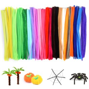 onepine pipe cleaners 220 pcs 22 colors chenille stems for arts and crafts diy handmade decoration (6 mm x 12 inch)