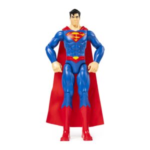 dc comics, 12-inch superman action figure, collectible kids toys for boys and girls