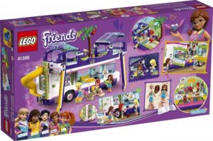 lego friends friendship bus 41395 heartlake city toy playset building kit promotes hours of creative play (778 pieces)