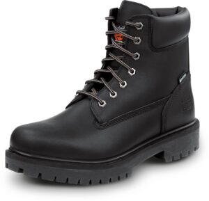 timberland pro 6in direct attach men's, black, soft toe, eh, wp/insulated, maxtrax slip-resistant work boot (11.5 m)