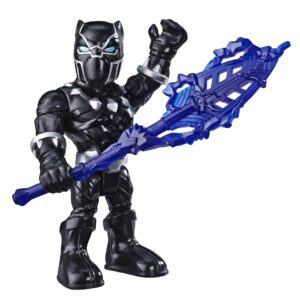 playskool heroes super hero adventures mega mini black panther action figure for 3 years old