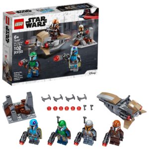 lego star wars mandalorian battle pack 75267 mandalorian shock troopers and speeder bike building kit; great gift idea for any fan of star wars: the mandalorian tv series (102 pieces)