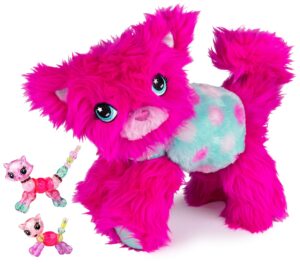 twisty petz, series 4, purrella kitty bundle with cuddlez plush and 2 collectible bracelets