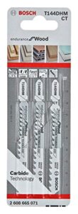 bosch professional 2608665071 3 blades t 144 dhm endurance (wood, accessories for jigsaws)