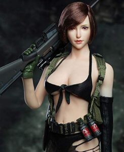 hiplay 1/6 scale female figure head sculpt, beuty charming girl doll head for 12" action figure phicen, tbleague dh043 (b)