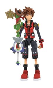 diamond select toys kingdom hearts 3: toy story valor form sora action figure, multicolor