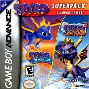 spyro superpack: spyro season of ice & spyro 2 season of flame (game boy advance) (renewed)