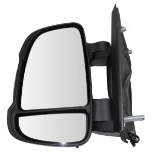 trq left mirror drivers side compatible with 2014-2023 ram promaster 1500 promaster 2500 promaster 3500 ch1320376 ch1320417