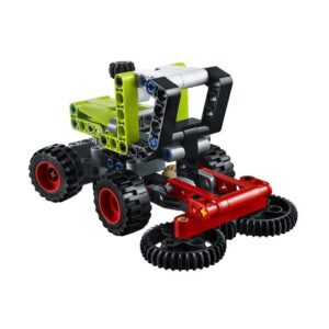 lego technic mini claas xerion 42102 toy tractor building kit (130 pieces)