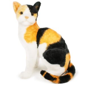 tigerhart catalina the calico cat - 13 inch stuffed animal plush