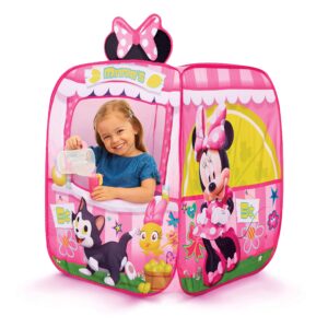 minnie mouse kids pop up tent - children's playtent playhouse for indoor outdoor, great for pretend play in bedroom or park! for boys girls kids infants & baby