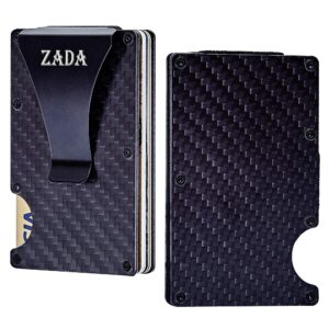 carbon fiber wallets for men/money clips for men/carbon fiber money clip/rfid money clip/credit card holder/grid walle