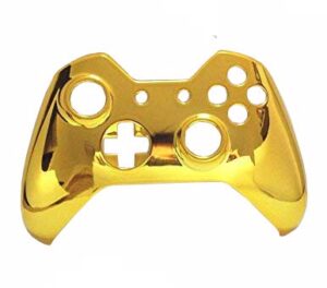 egme front shell faceplate top case cover replacement for xbox one controller color -gold