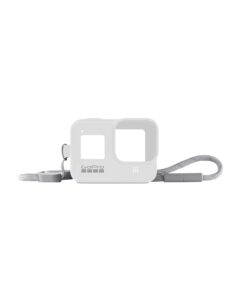 gopro sleeve + lanyard (hero8 black) white hot - official gopro accessory