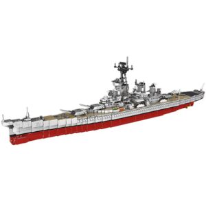 xingbao 06030 2631pcs military army series the uss missouri battleship set building blocks classic cruiser model bricks ww2 toys adult toys