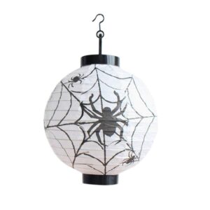 ccoofhhc halloween decorations paper lanterns with light,1pcs of pumpkin spider bat skeleton castle halloween outdoor party supplies