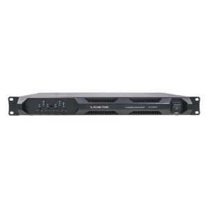 sound town ultra-lightweight 1u 4-channel pa/dj power amplifier, 4 x 1400w at 4-ohm, supports 2, 4 & 8-ohm (st-updm4c)