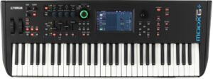 yamaha modx6+ 61-key synthesizer workstation , black