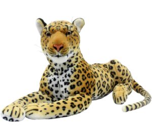 tagln stuffed animals lying leopard toys plush cheetah (18 inch)