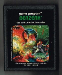 berzerk - atari 2600 - cx2650 - video game - cartridge only - 1982