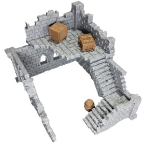 extruded gaming building ruins set 1a