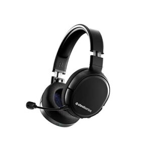 steelseries arctis 1 wireless gaming headset for playstation – usb-c wireless – detachable clearcast microphone – for ps5, ps4, pc, nintendo switch, android – black